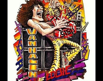 Eddie Van Halen - Etsy