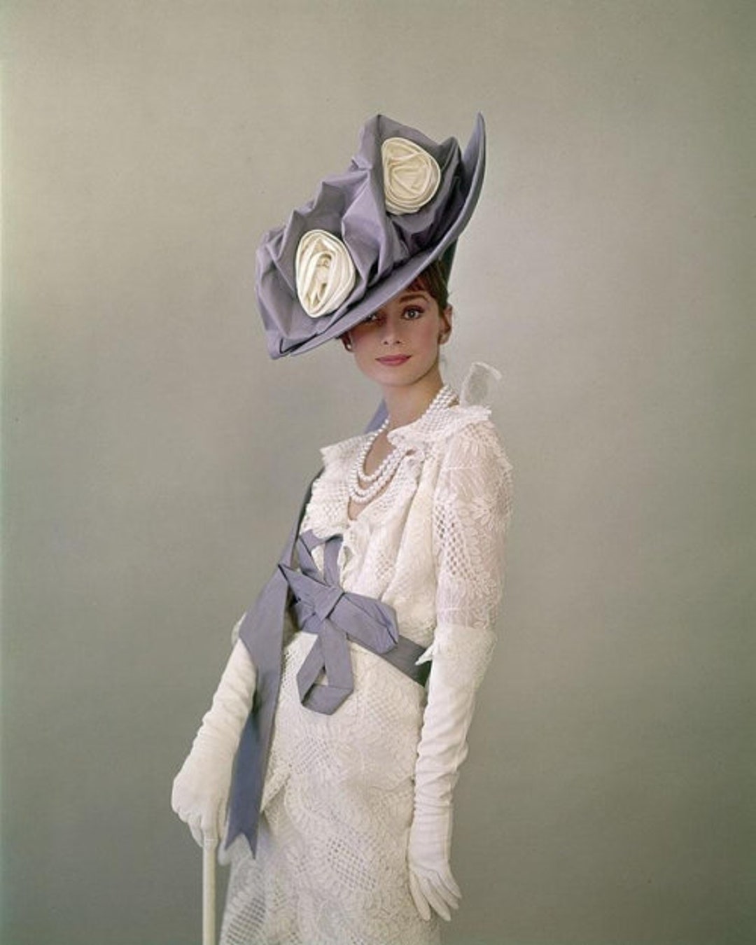 Audrey Hepburn in Edwardian Apparel Art on Mouse Pad Computer Desktop ...
