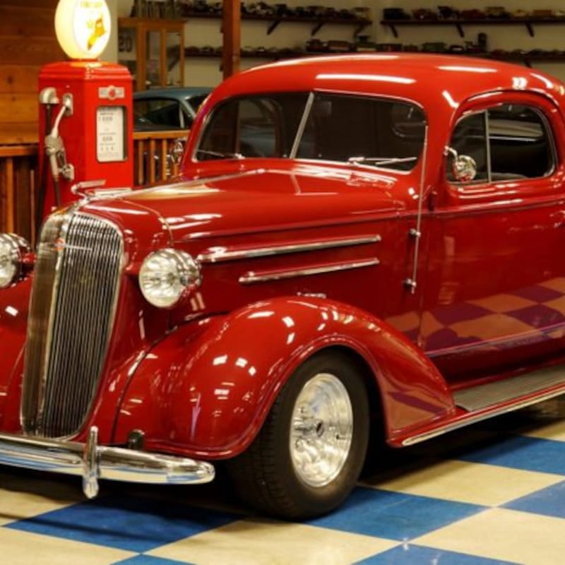 Chevy Hot Rod Fabric - Etsy UK