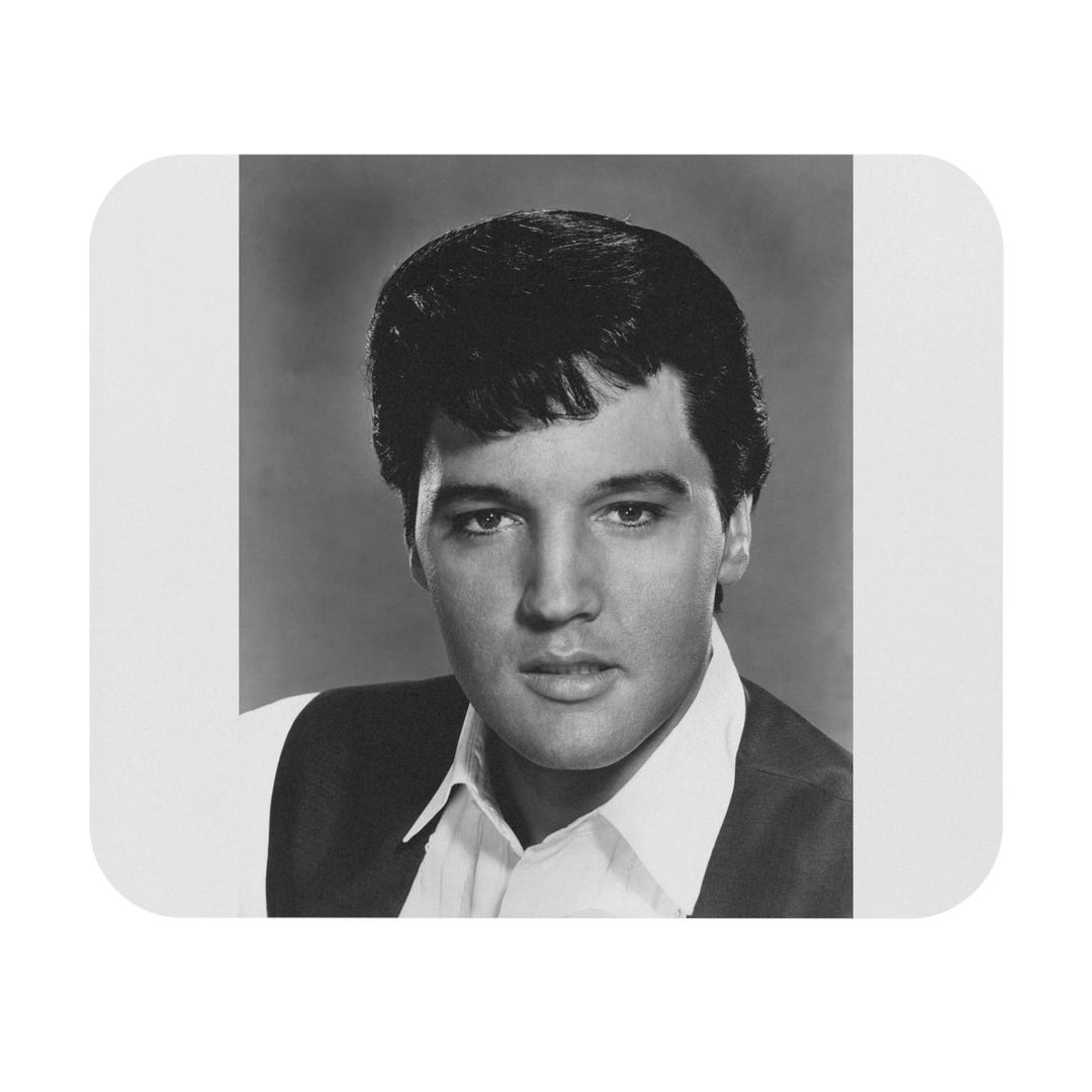 Vintage Elvis Presley Mouse Pad - Retro Desk Accessory for Music Lovers ...