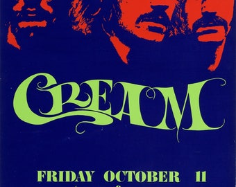 Cream Concert Poster - Etsy