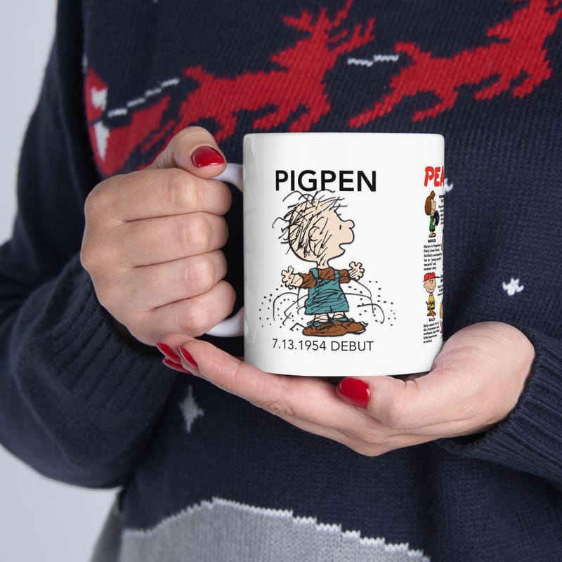 Peanuts Vintage Coffee Cup - Etsy