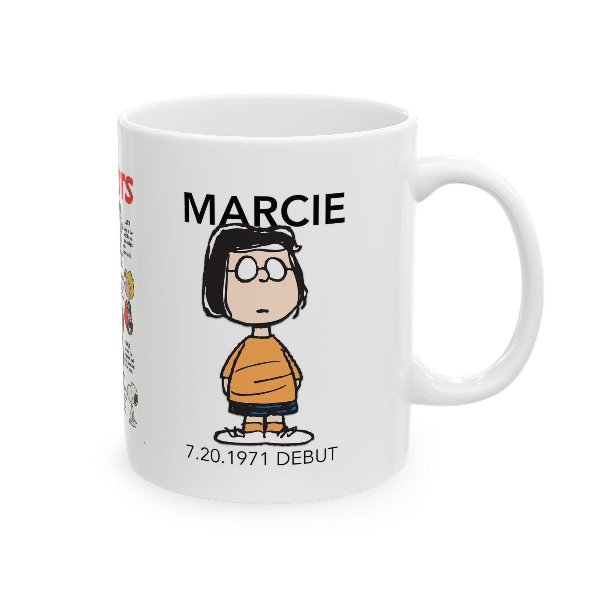 Peanuts Character Marcie Ceramic Mug | Coffee Cup for Fans, Cute Gift ...