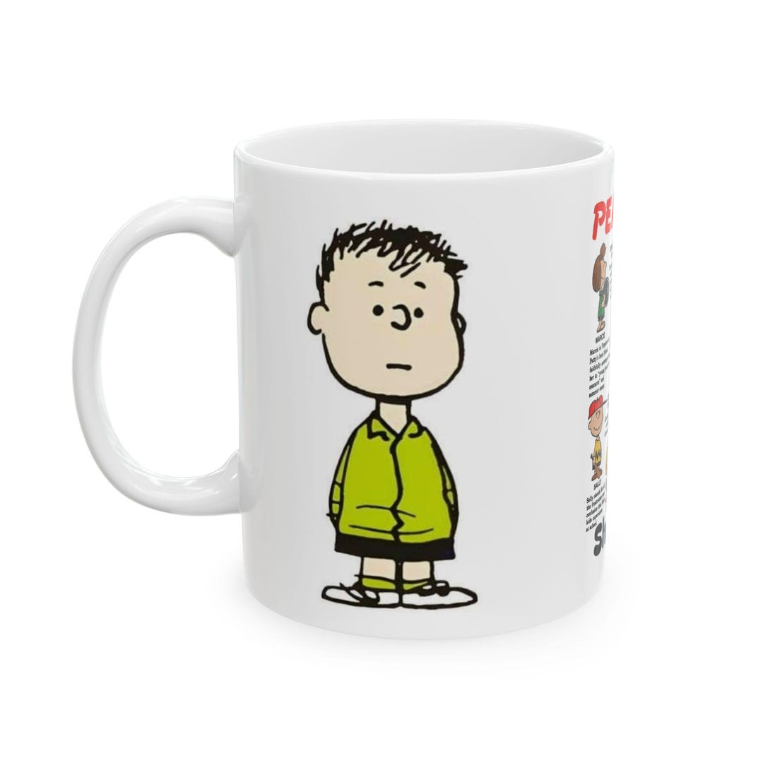 Peanuts Character Shermy Ceramic Mug - 11oz & 15oz, Gift for Fans ...