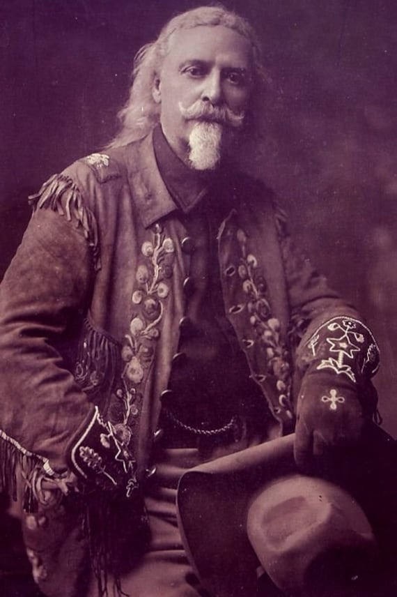Buffalo Bill Cody Himself Wild West Show Enlarged Photo Old | Etsy