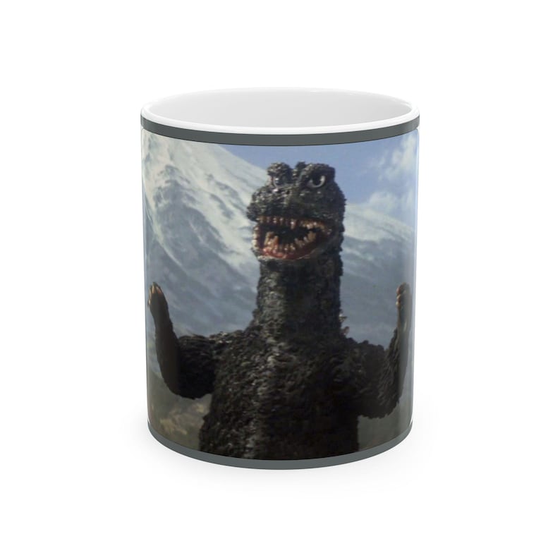 Vintage Godzilla Ceramic Mug Movie Lovers, Collectors, Coffee Cup, 11oz ...