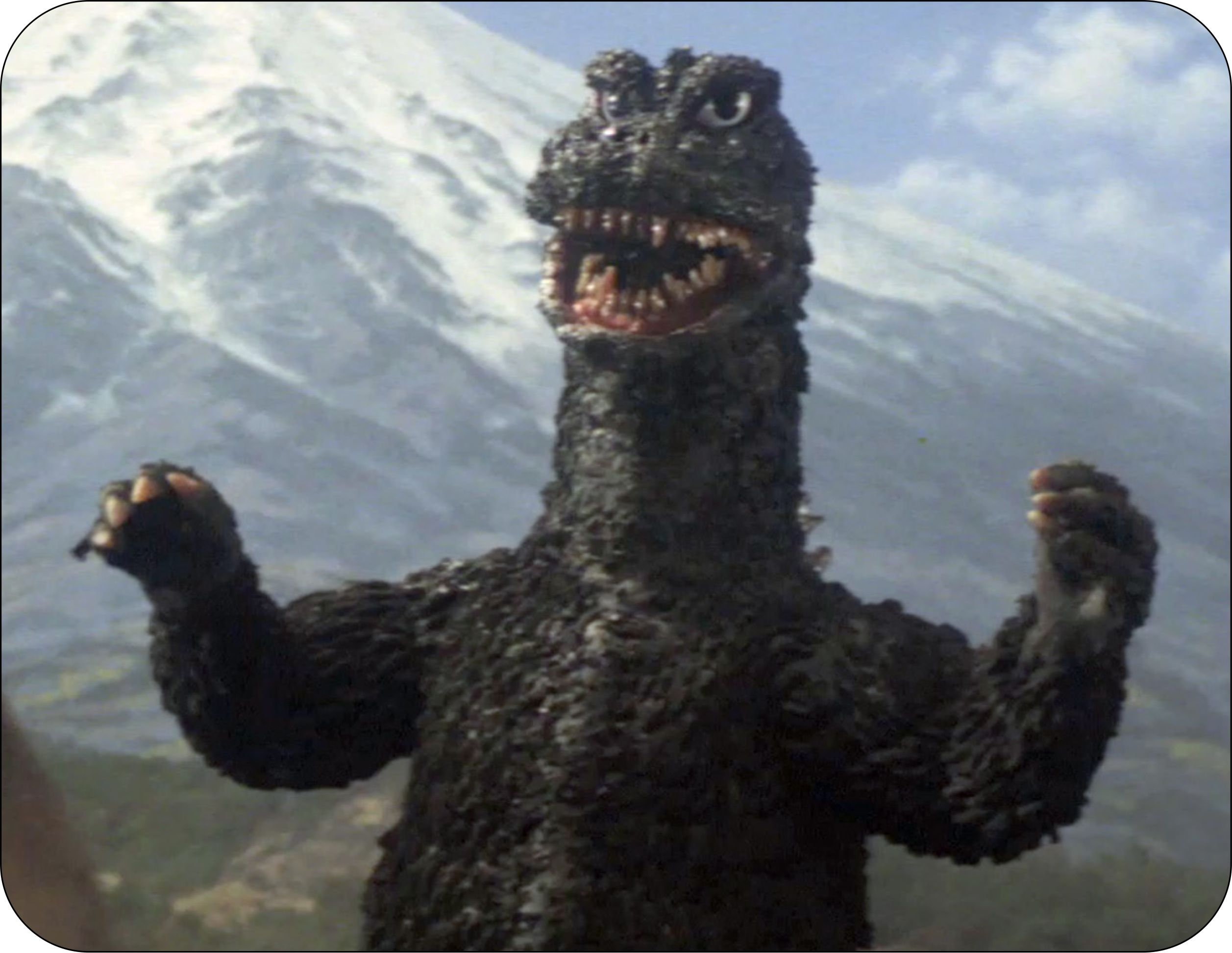 Mouse Pad GODZILLA the One & Only Original Japanese Monster Art on ...