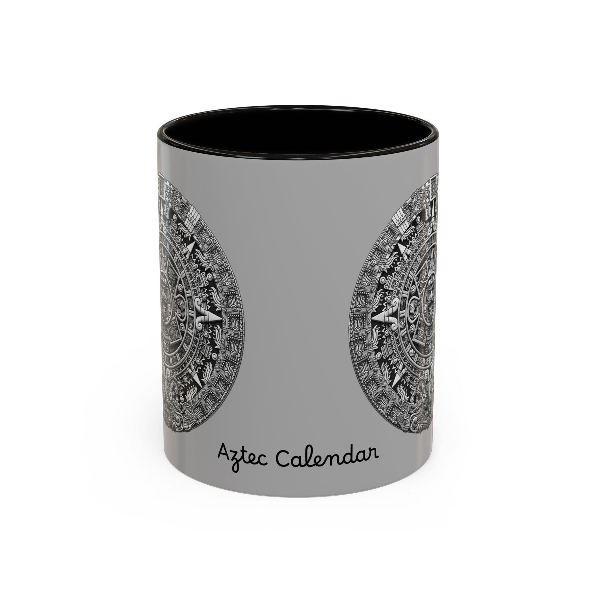 Aztec Calendar Colorful Mug, Unique Coffee Cup, Gift for History Lovers ...