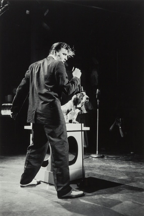 Mouse Pad Elvis on Steve Allen Show Hound Dog on Mouse Pad | Etsy