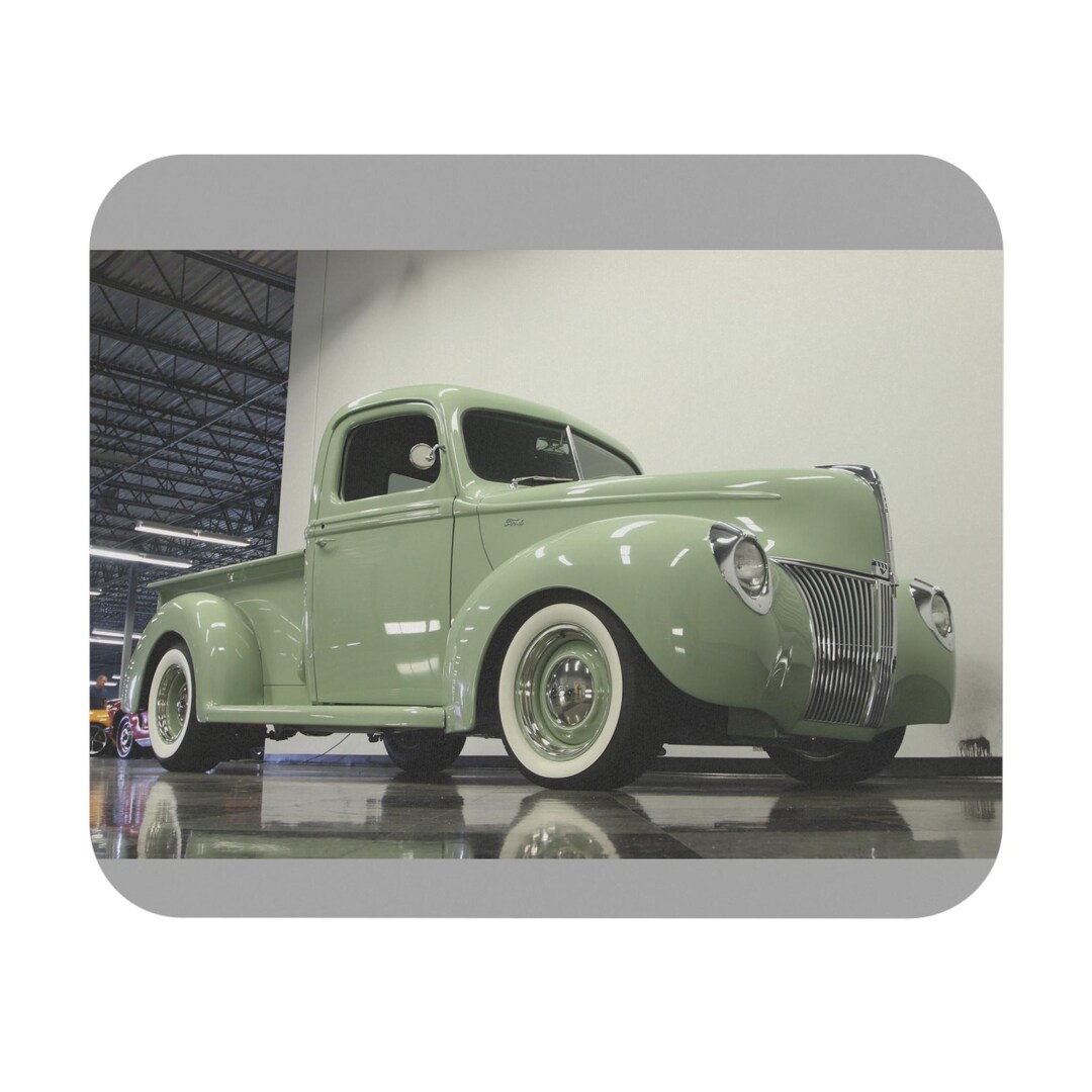 Car 1940 Ford Truck Mouse Pad, Classic Car Office Accessory, Retro ...