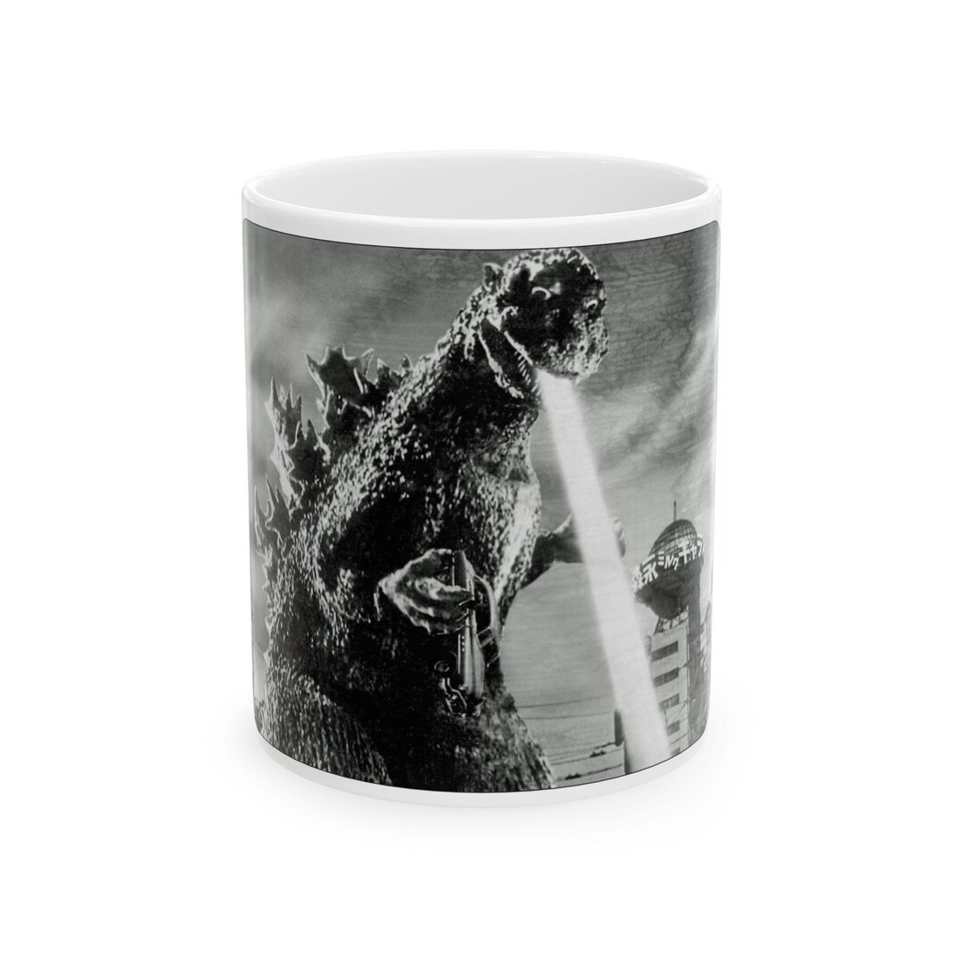 Vintage Godzilla Ceramic Mug Movie Lovers, Collectors, Gift Birthdays ...