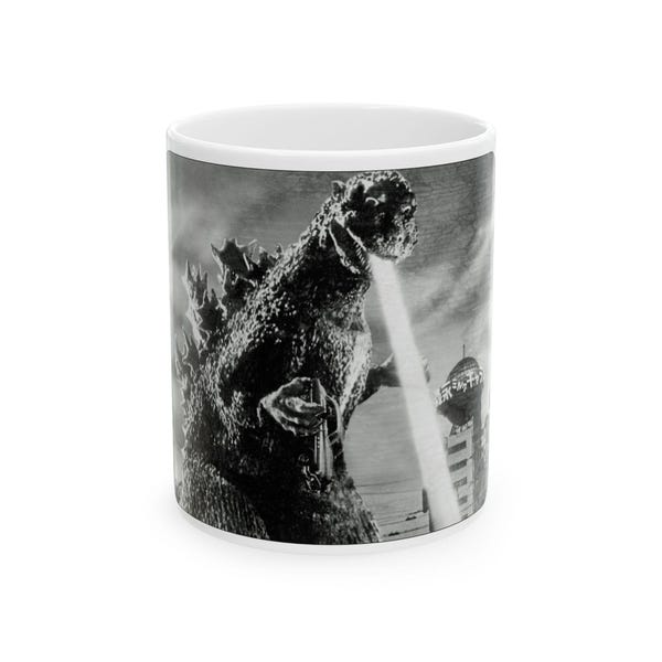 Godzilla Coffee Mugs - Etsy