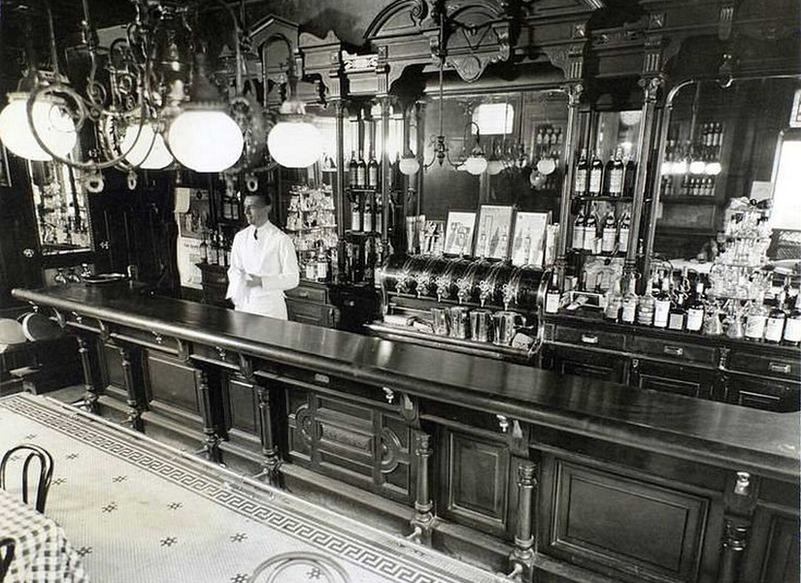 Mouse Pad 1930's Manhattan Bar Restaurant at Open Picture | Etsy