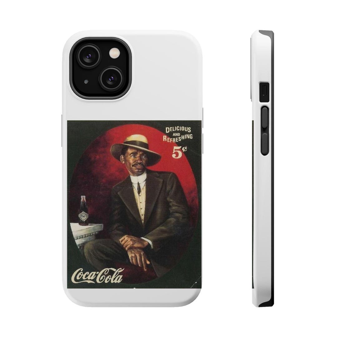 Vintage African American Coca-cola Advertisement on Magnetic Tough ...