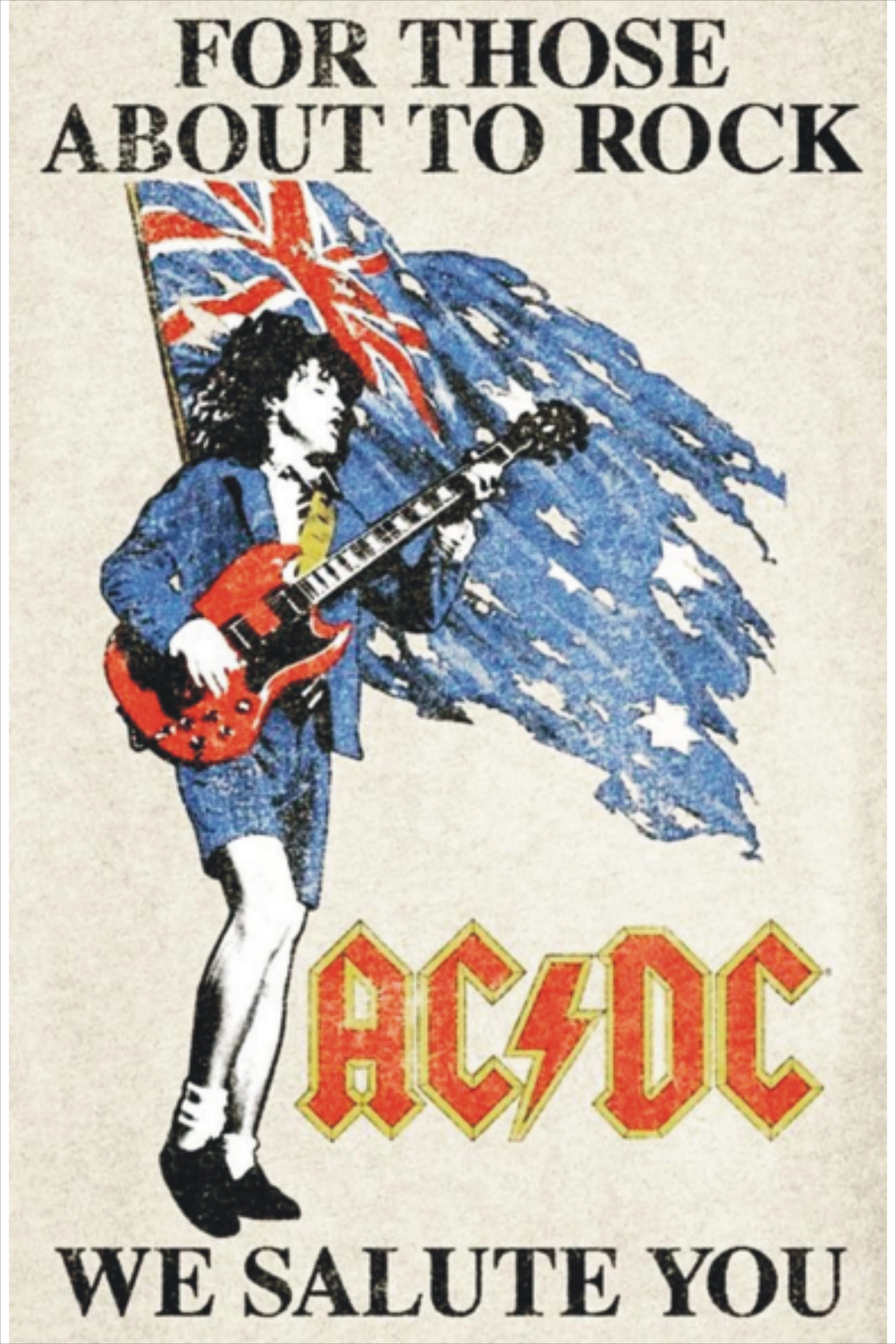 AC / DC 12x18 Rock Band Art Poster for Those About - Etsy