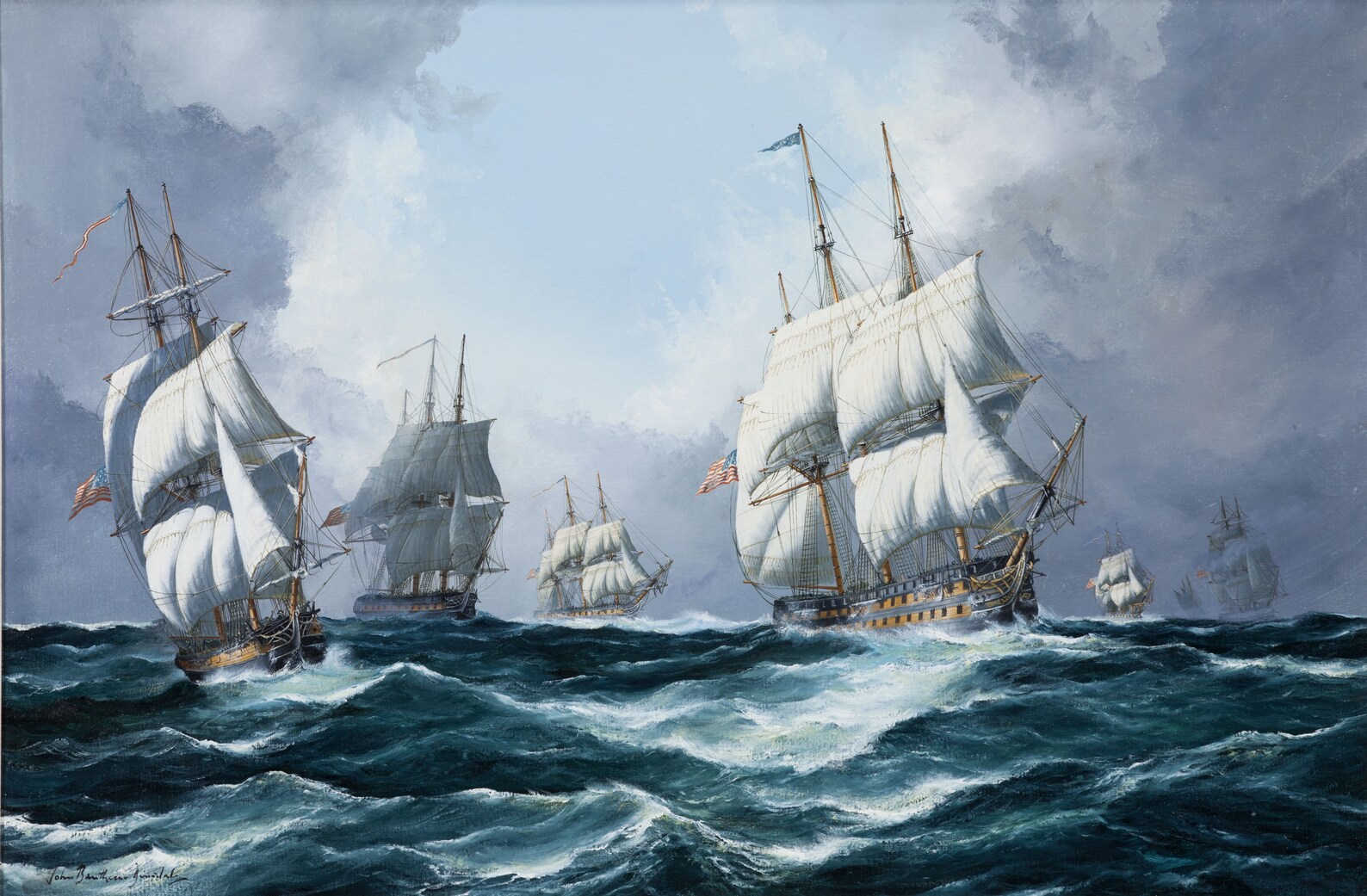 Independence Day 1815 Vintage Sea Nautical Sailing Ships and - Etsy