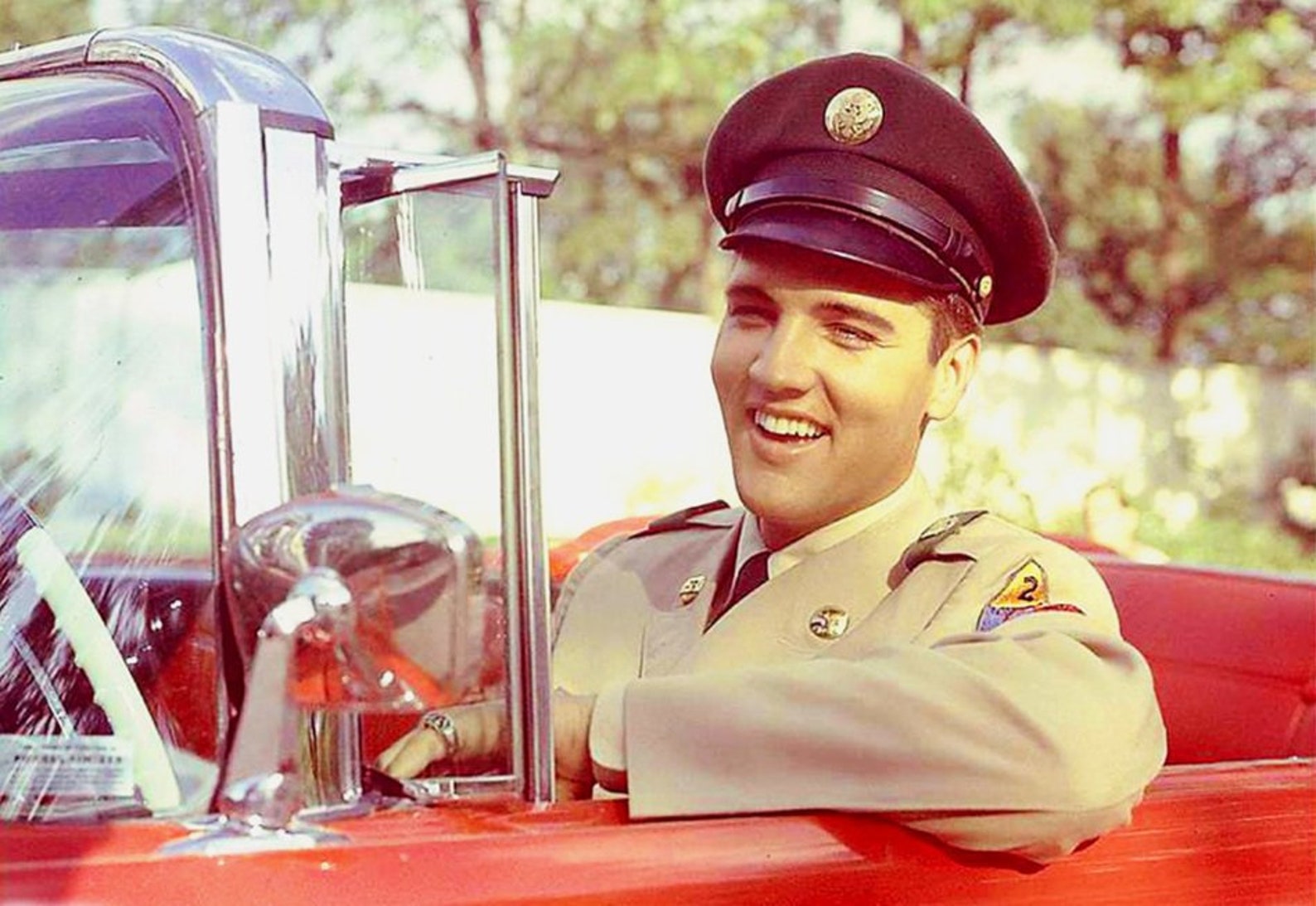 Mouse Pad Picture of Elvis Driving His Lincoln Mark 3 Printed on Mouse ...