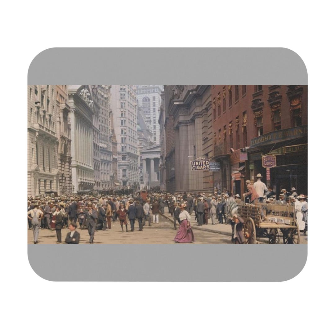 Vintage NYC Mouse Pad - Retro Office Decor, Gift for History Lovers ...