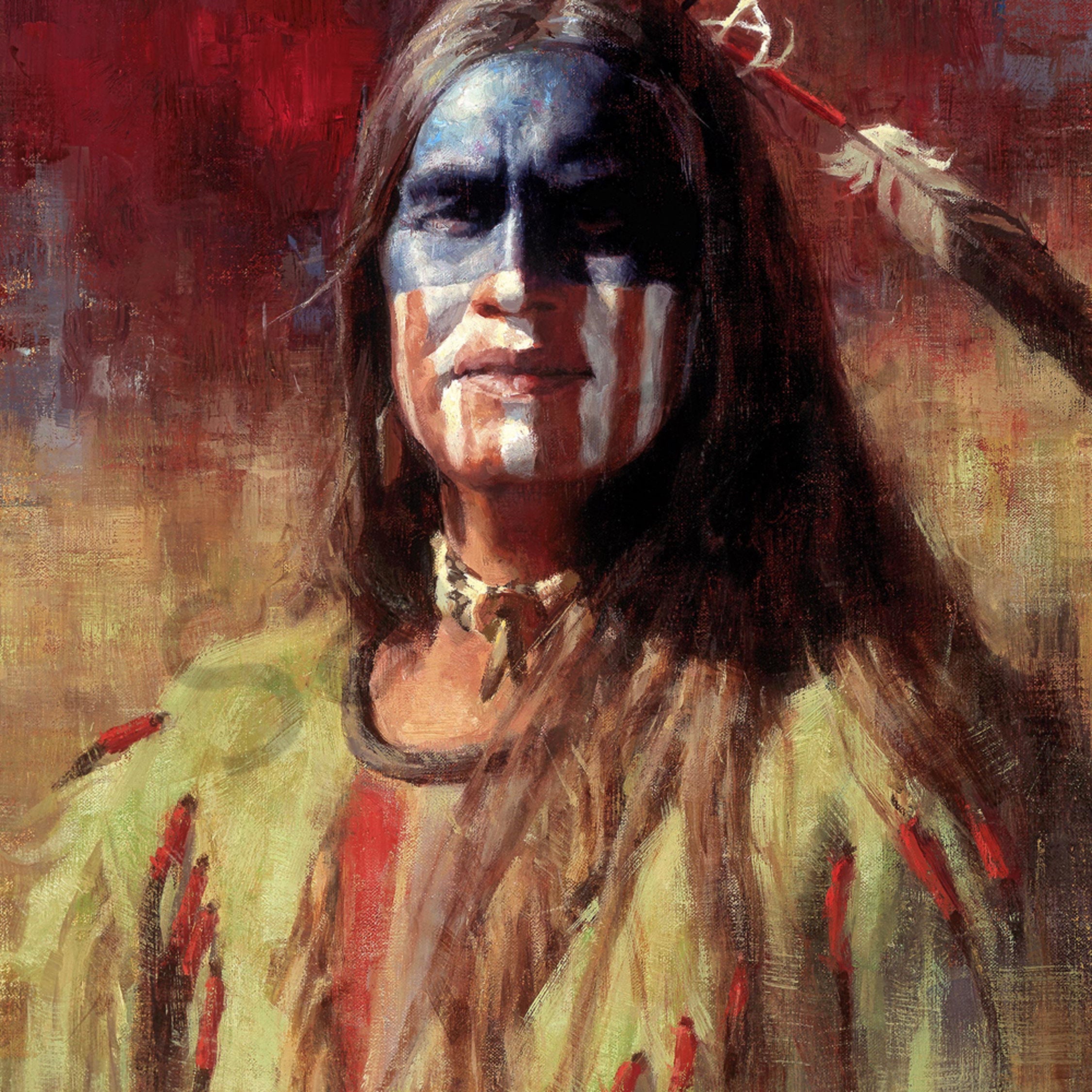 Native American Warrior Body Paint