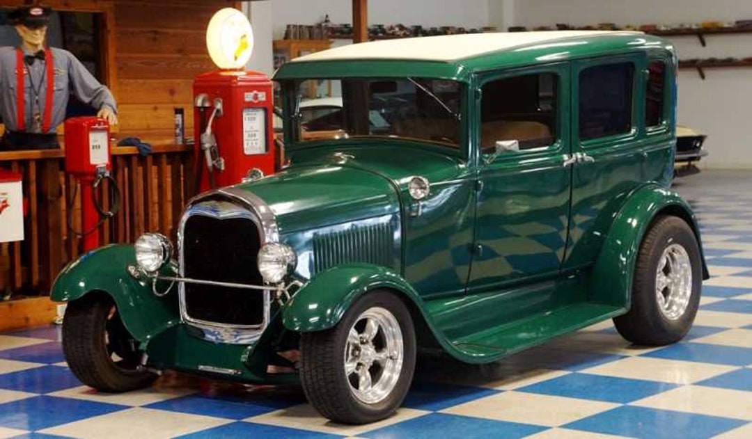 1929 Ford Model A Sedan Hot Rod Muscle on Mouse Pad - Etsy