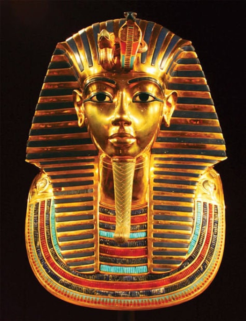 King Tutankhamun tut Egyptian Art on Mouse Pad - Etsy