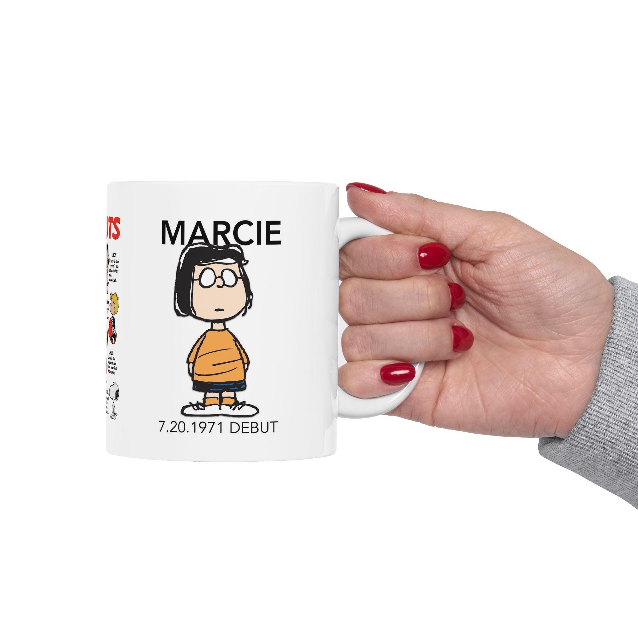 Peanuts Character Marcie Ceramic Mug | Coffee Cup for Fans, Cute Gift ...