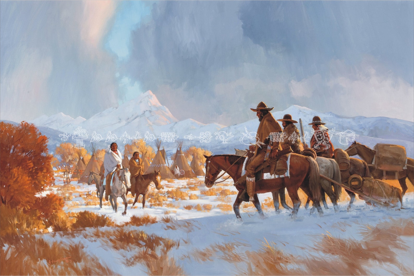 Five 5 Old West Cowboy Native American Mexican Art - Etsy