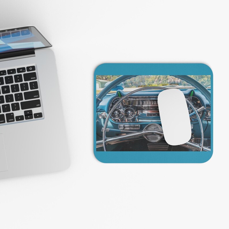 1957 Caddy Eldorado Brougham Dashboard Mouse Pad Retro Steering Wheel ...