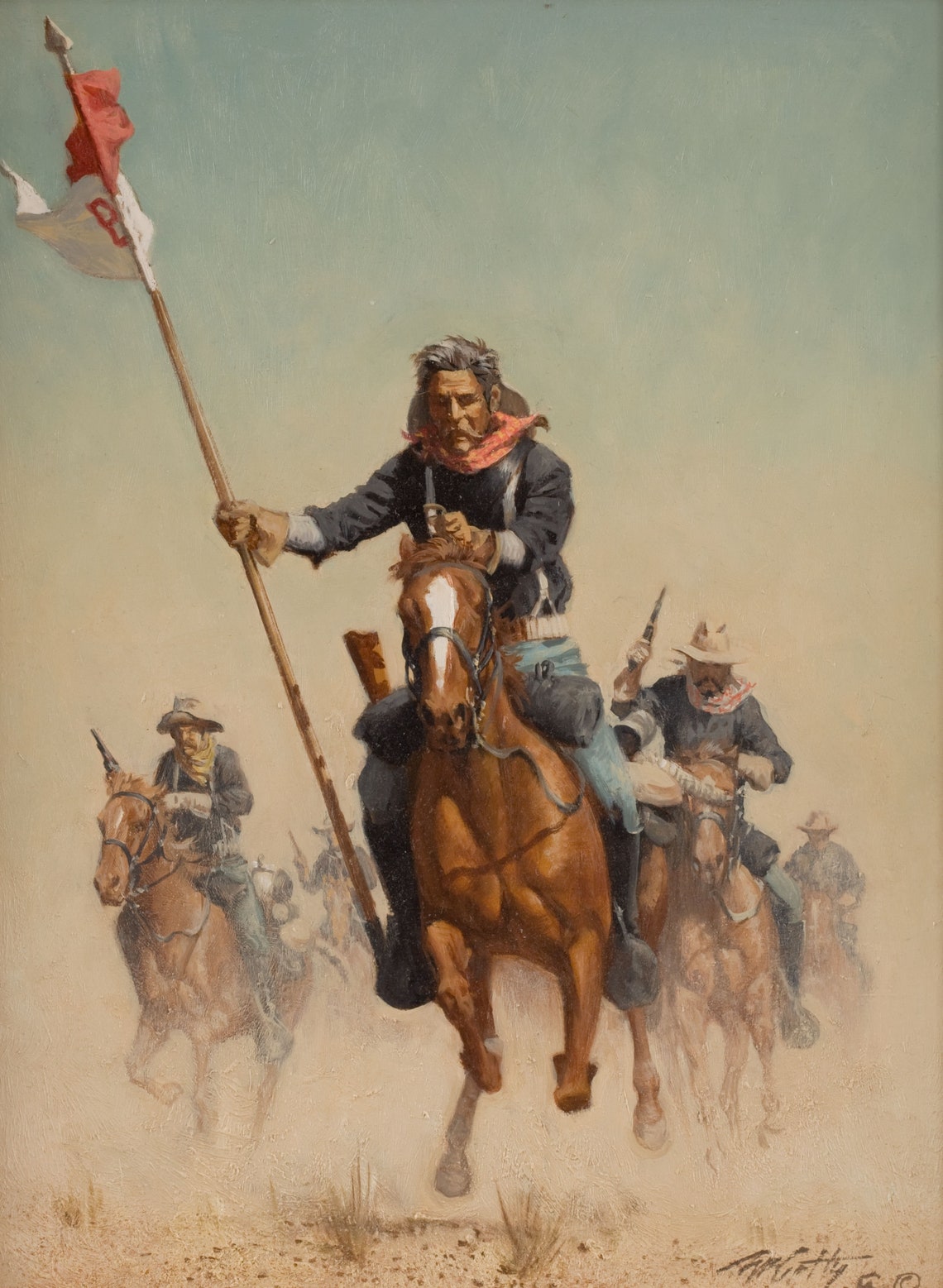 Old West Art united States Army Cavalry Charge Indian Wars - Etsy New ...