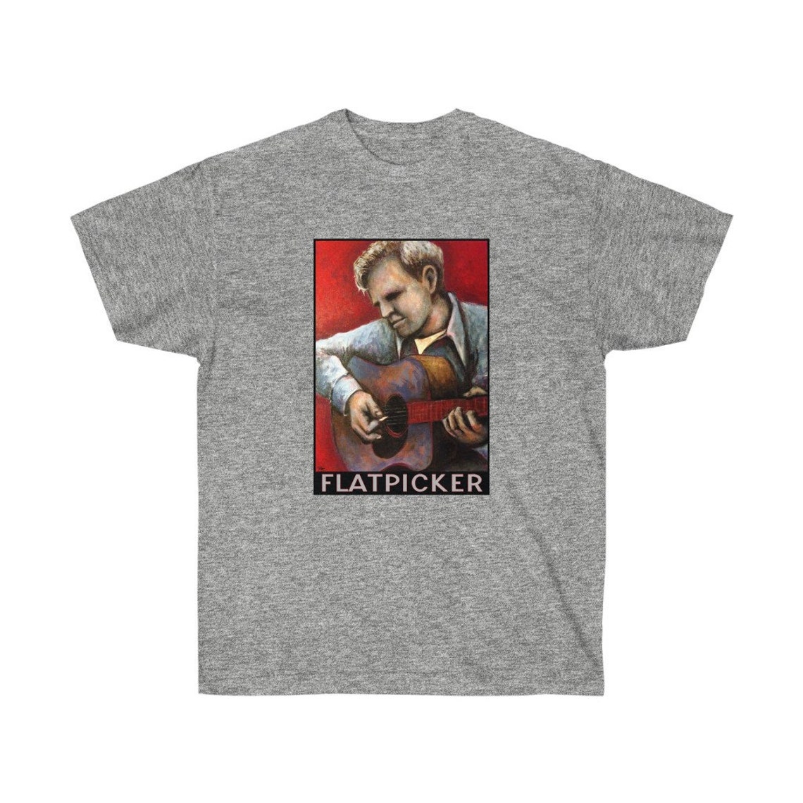 Doc Watson Portrait Painting Unisex T Shirt - Etsy UK