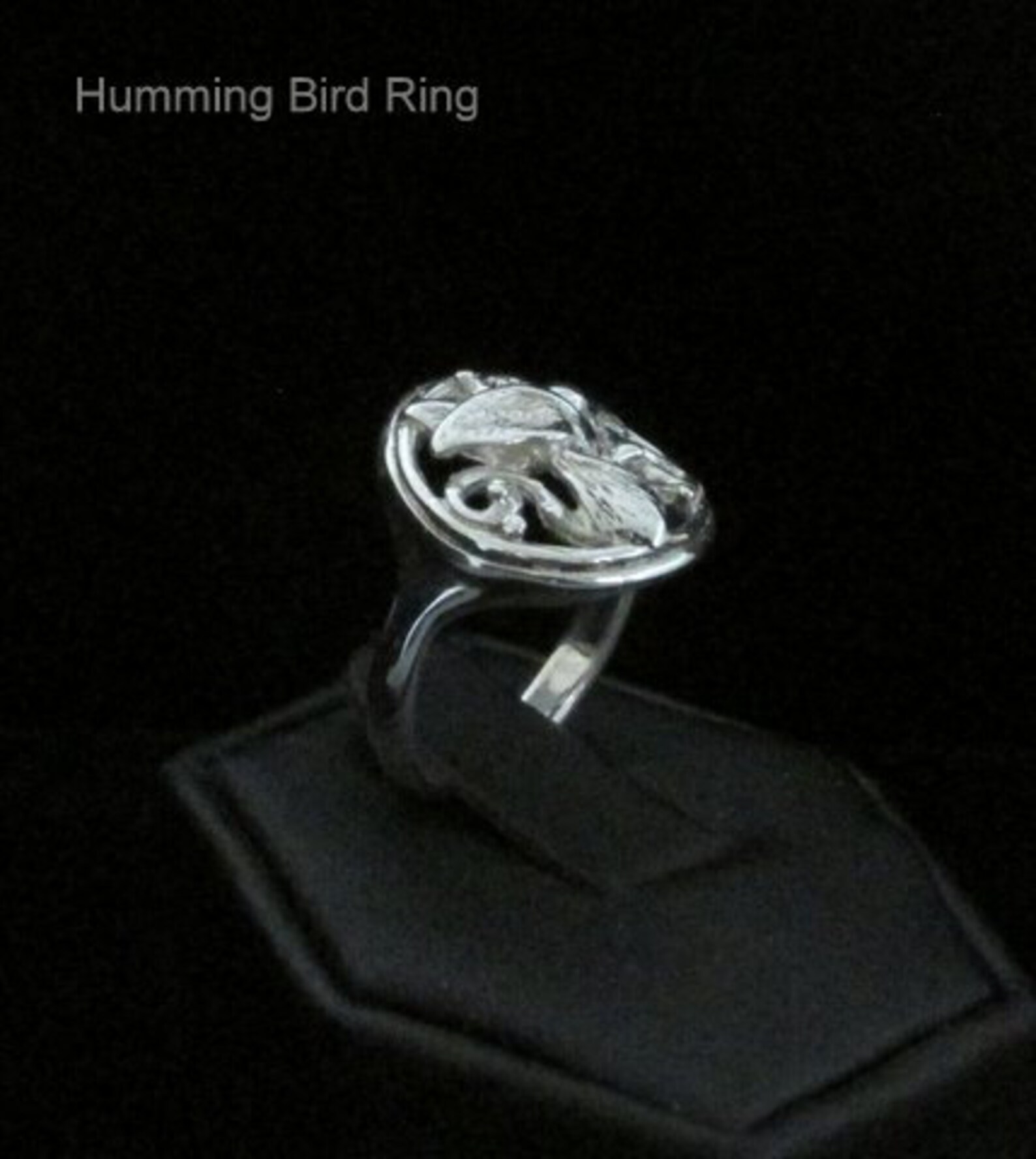 Hummingbird Ring - Etsy