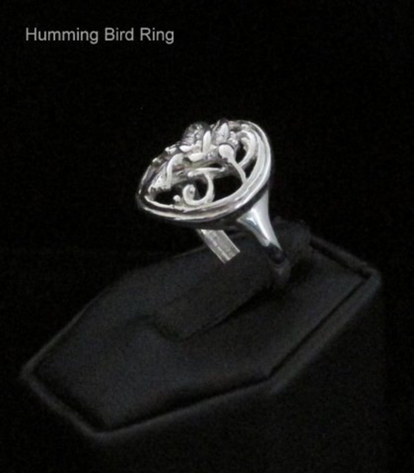 Hummingbird Ring - Etsy