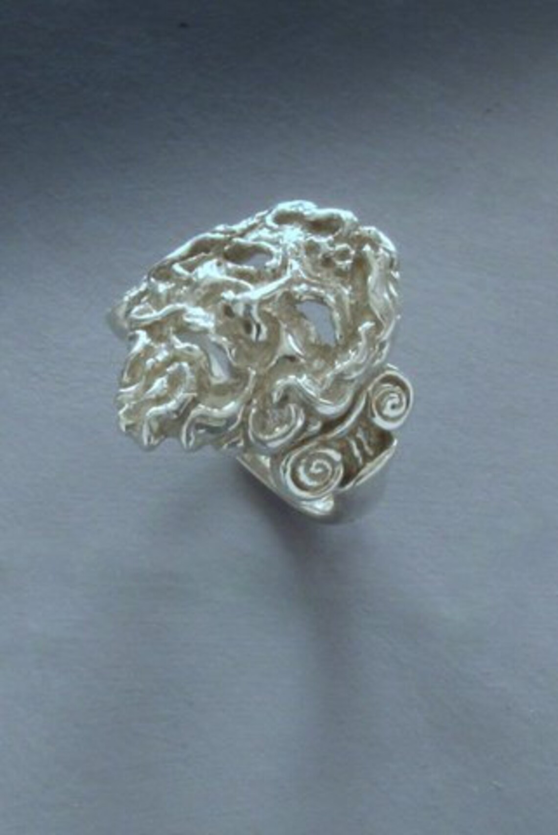 Greek Comedy Masque Ring - Etsy