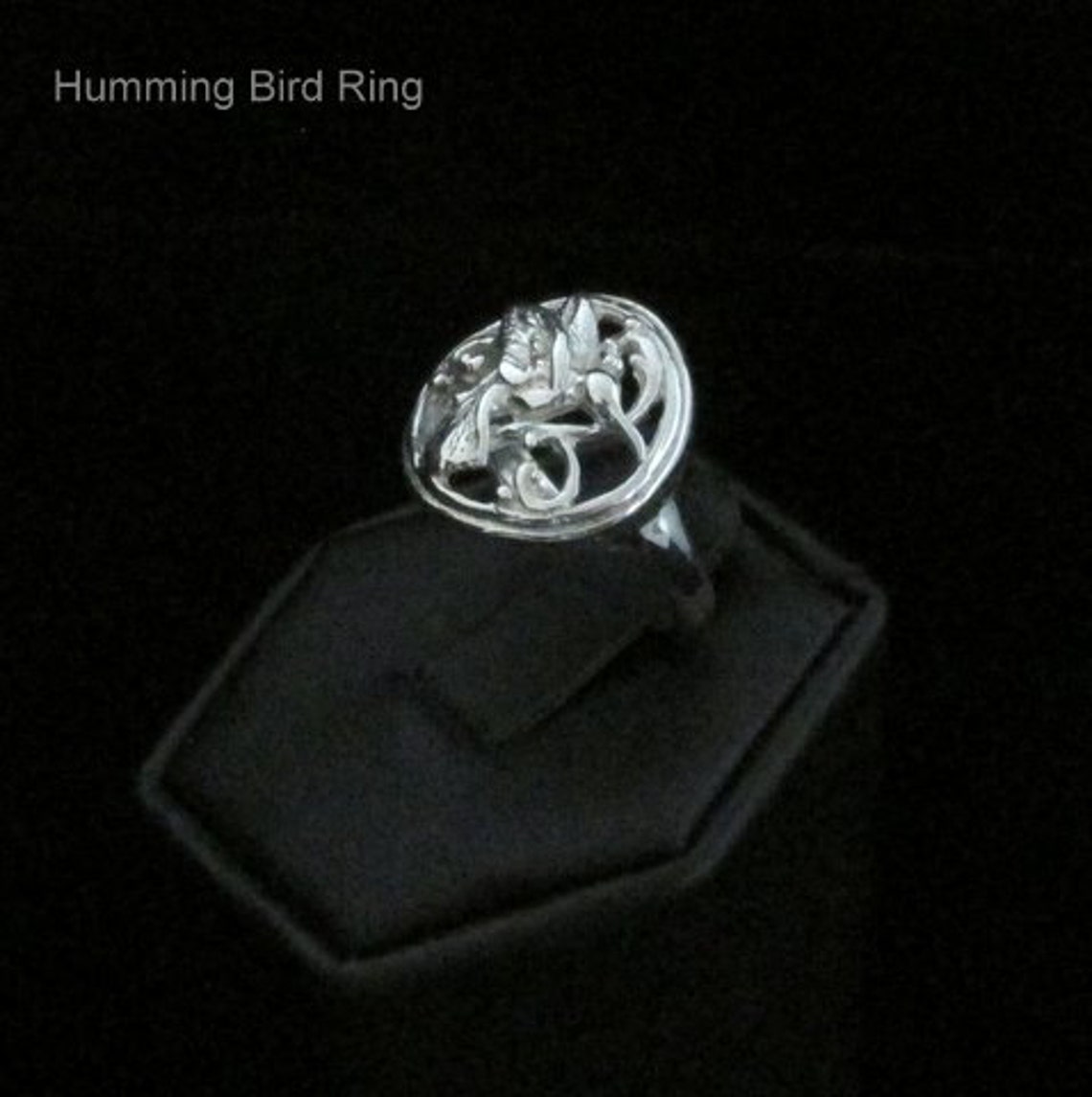 Hummingbird Ring - Etsy
