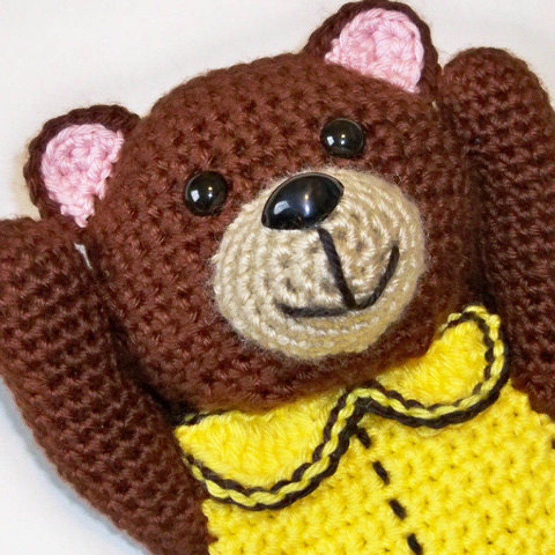 Bear Mitts: Crochet Mittens Pattern PDF Download | Etsy