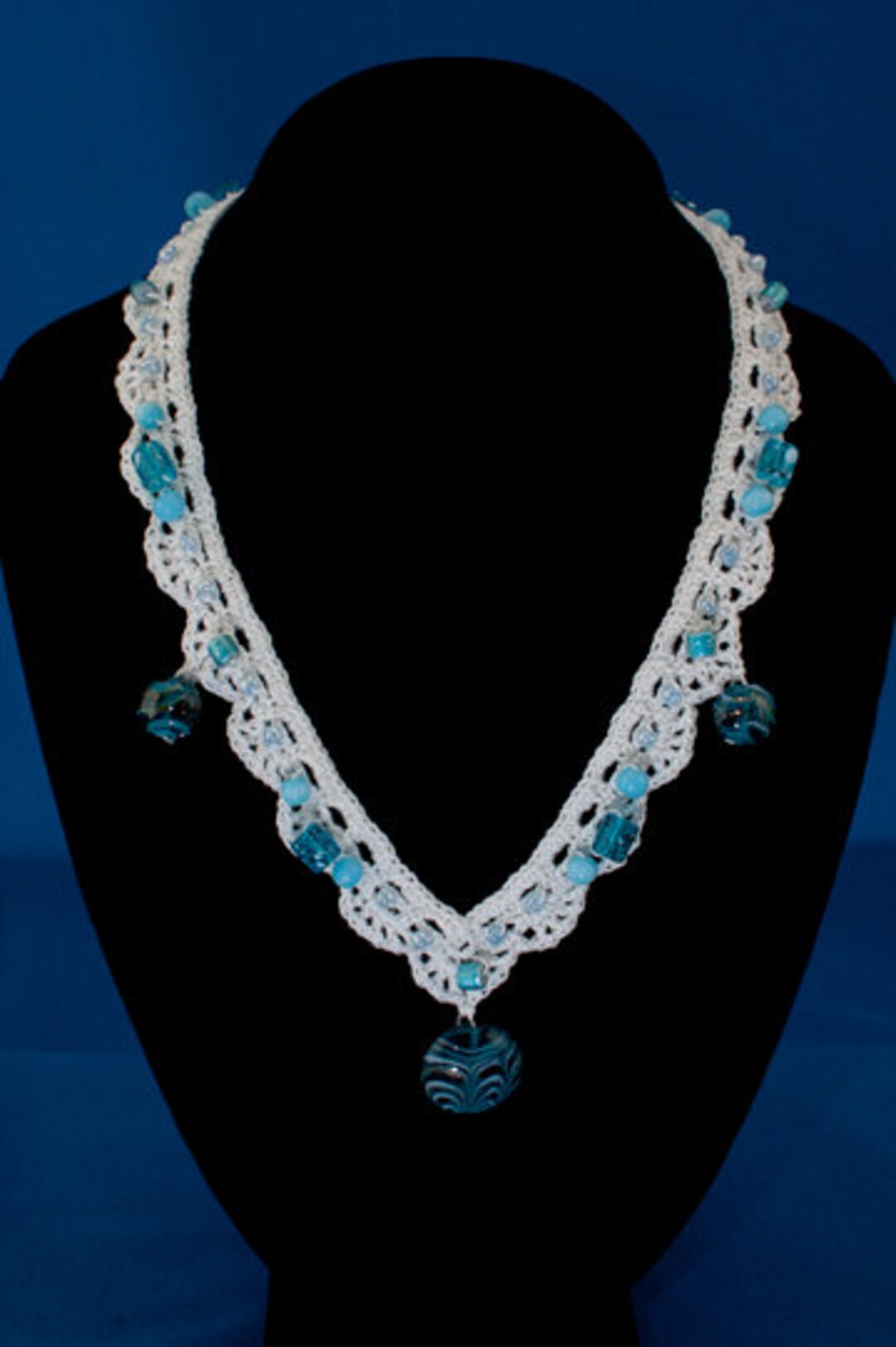 Beaded Shells Necklace: Crochet Necklace Pattern, PDF Download - Etsy