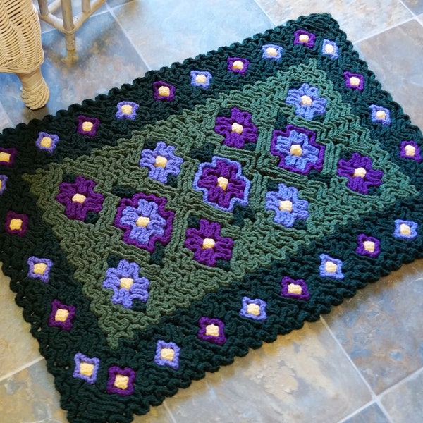 Crochet Rug - Etsy