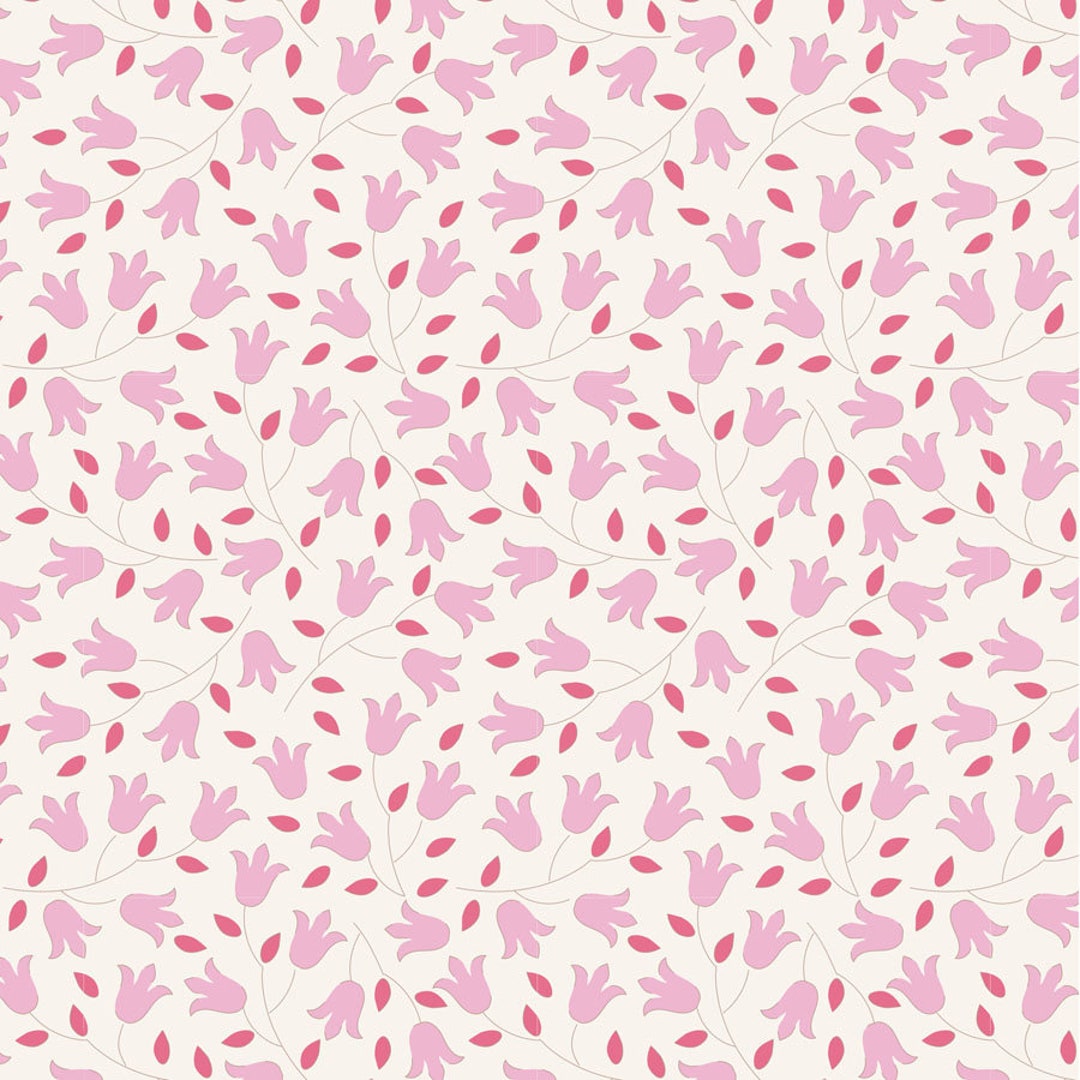 Tilda Basics Sophie Pink mit kleinen zarten Blumen, 18,20 EUR/m - Etsy.de