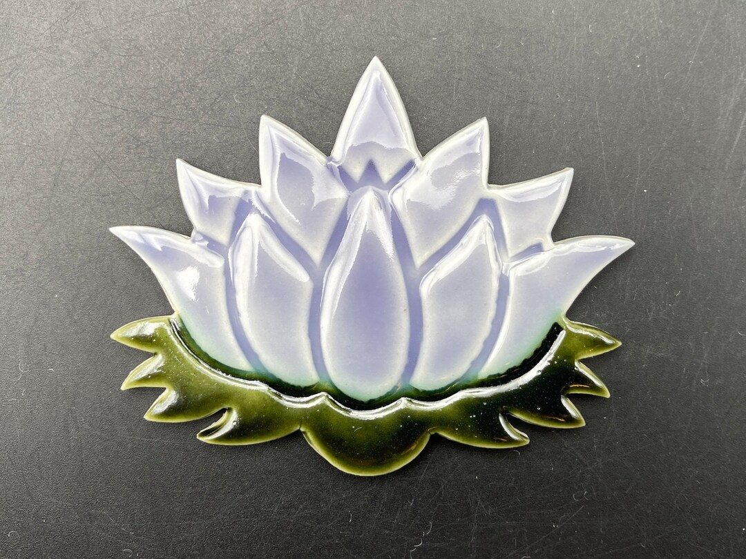 Ceramic Mosaic Lotus Flower Tile Handmade by Fabulousfungi. - Etsy
