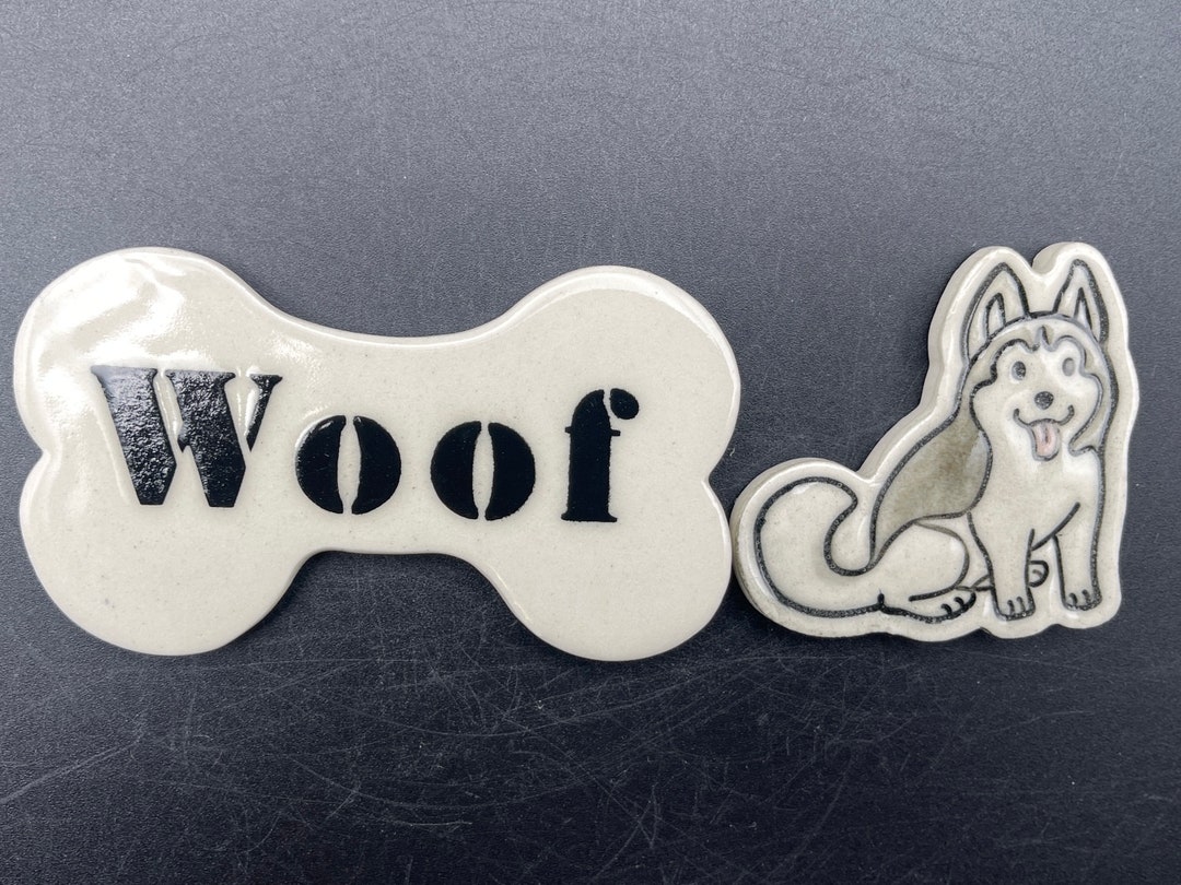Ceramic Husky Dog Tile and Bone Tile, Mosaic Tiles. Ceramic Tiles, Woof ...