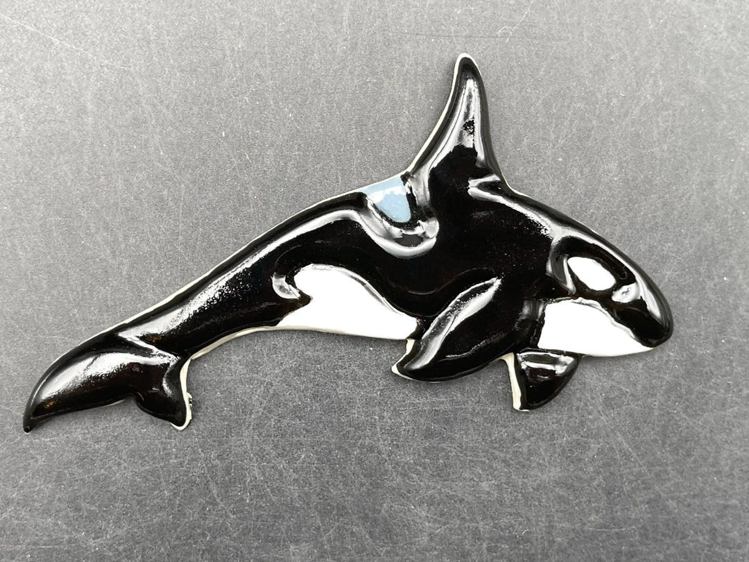 Ceramic Mosaic Orca Whale Tile. Handmade Orca Tile by Fabulousfungi. O ...