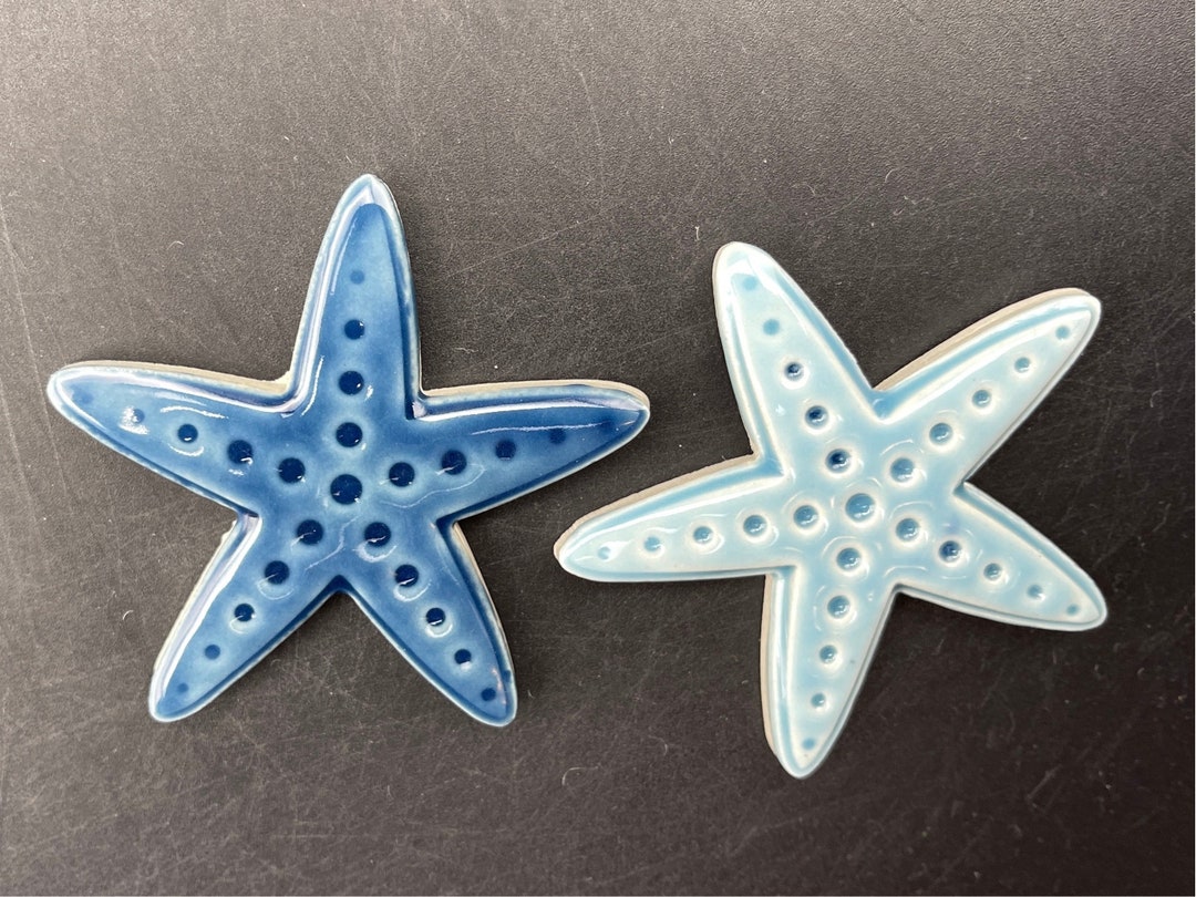 Ceramic Star Fish Tiles, Sea Star Tiles, Mosaic Starfish, Handmade ...