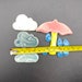 Ceramic Umbrella, Clouds, Rain Mosaic Tiles. Mosaic Tiles, Porcelain ...