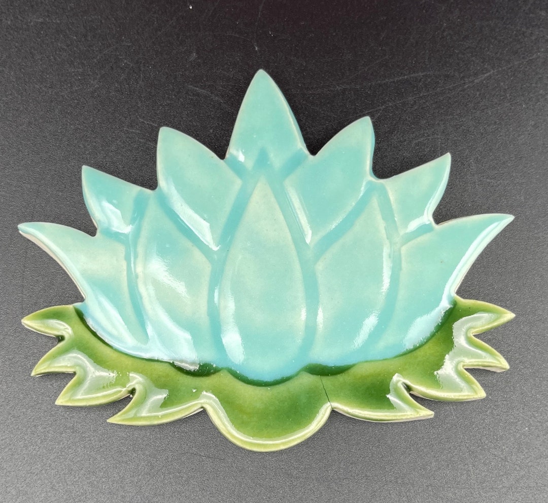 Ceramic Mosaic Lotus Flower Tile, Handmade by Fabulousfungi. Lotus Lily ...