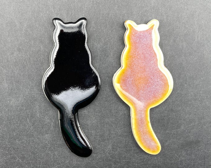 Ceramic Cat Mosaic Tiles, Brown Cat Tile, Gray Cat Tile, Kitty Tiles ...