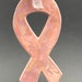 Breast Cancer Ribbon Ornament Handmade Ceramic Iridescent - Etsy