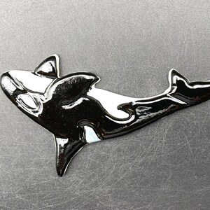 Ceramic Mosaic Orca Whale Tile. Handmade Orca Tile by Fabulousfungi. O ...