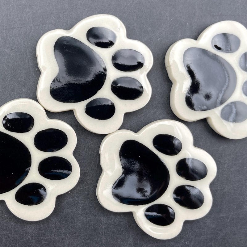 Paw Print Tile - Etsy