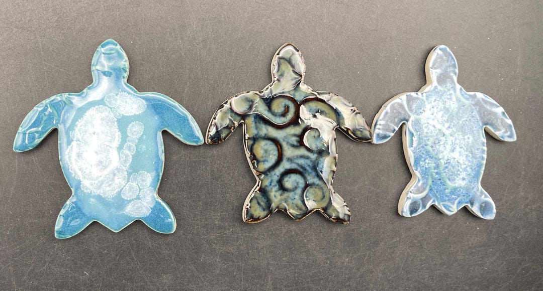Ceramic Mosaic Turtles. Porcelain Sea Turtle Tiles. Mosaic Turtle Tiles ...