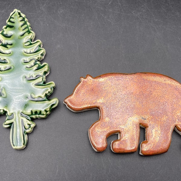 Porcelain Bear Tile - Etsy